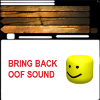Bring Back OOF Sound Protest SIGN
