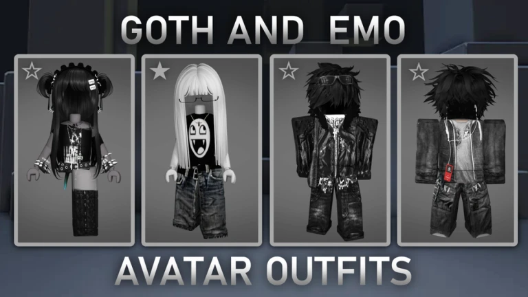 Ide Pakaian Avatar Emo Goth - Roblox