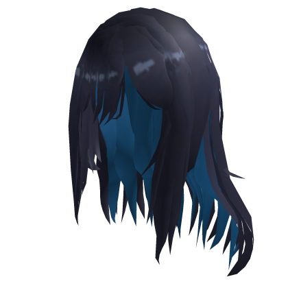 Dark Blue Long Hair [old] - Roblox