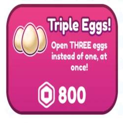 Triple egg from pet sim x
