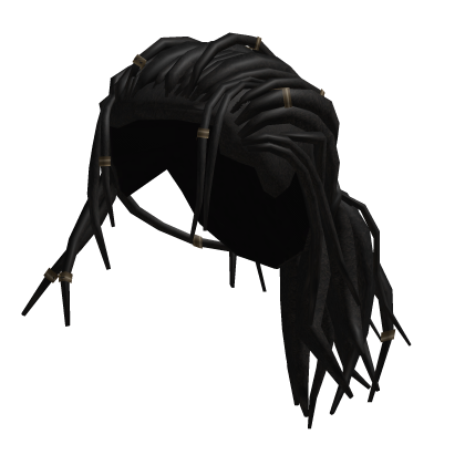 Rastafari Dreadlocks con cuentas negras - Roblox