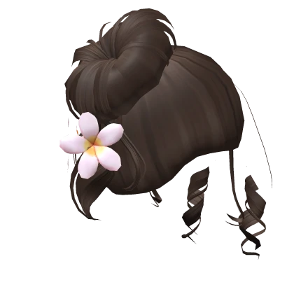 Summer Spring Bun w/ Flower (Brown) | Roblox Item - Rolimon's