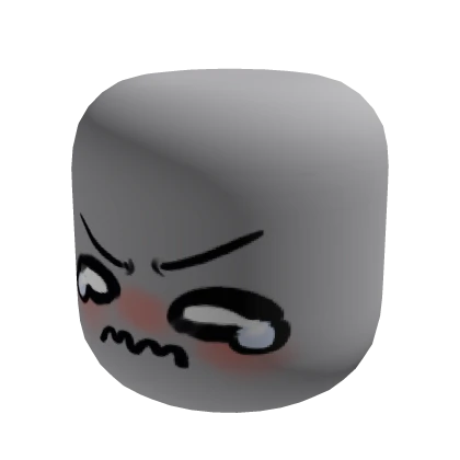 Emo Sad Crying Silly Toony Face - Roblox