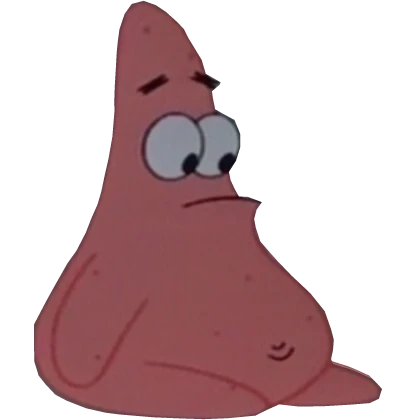 crazy patrick spongebob