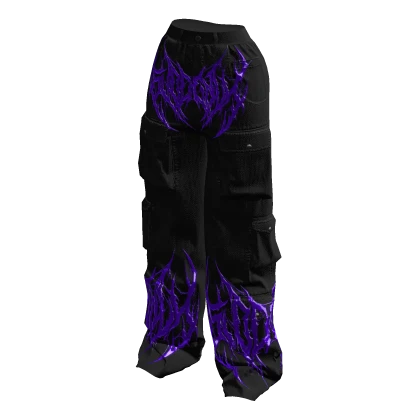 Black Purple Svddenly Cargos | Roblox Item - Rolimon's