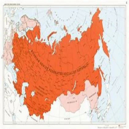 the soviet union map