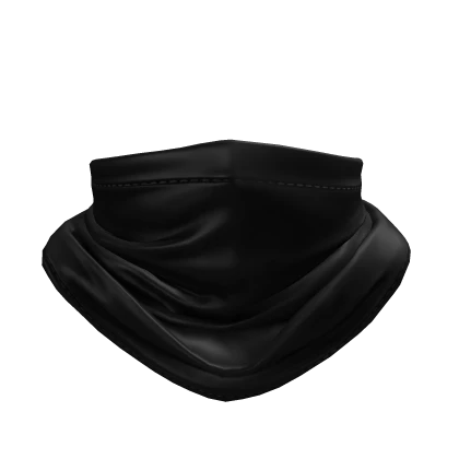 Bufanda de cuello Máscara facial black Capucha | Roblox Item - Rolimon's