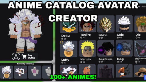 Catalog Anime Avatar Creator | Juega en Roblox