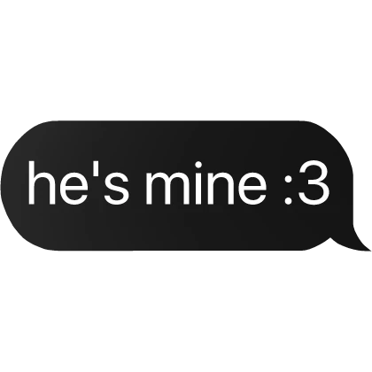 he's claimed :3 text | Roblox Item - Rolimon's