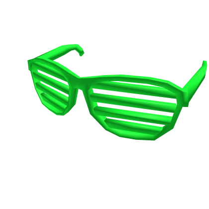 Neon Green Shutter Shades | Roblox Item - Rolimon's