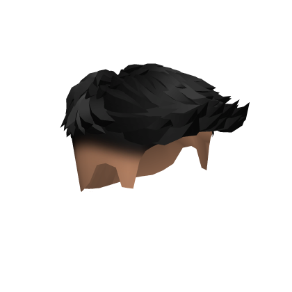 Swept Drop Fade Hair สีดํา - Roblox