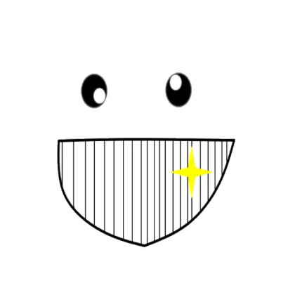 Face for roblox again (name) Clean Teeth