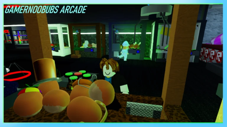 [NUEVO LABUBU] Máquinas de Garras de Arcade de Gamernoobub - Roblox