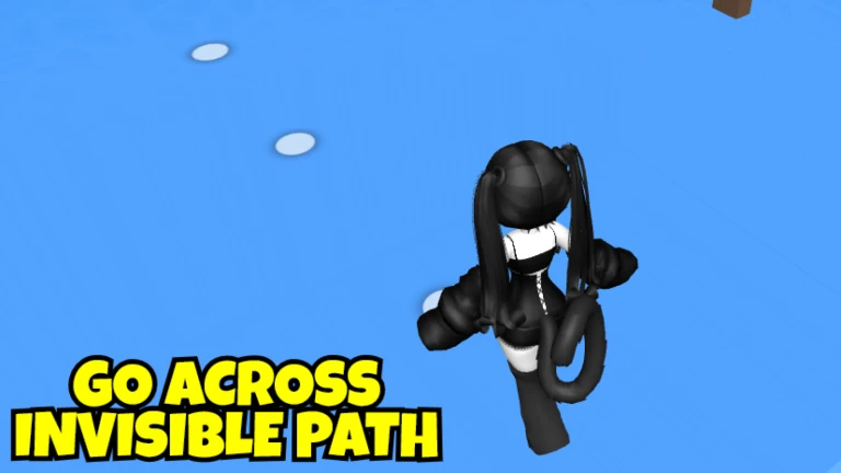 Go Across the Invisible Path to VIP - Roblox