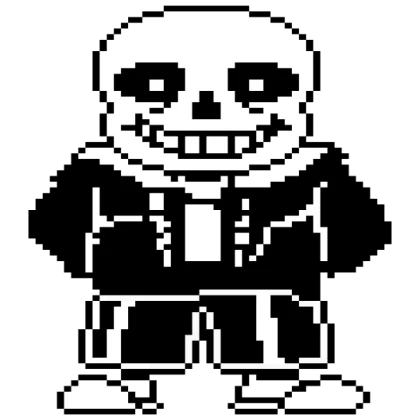 Sans battle sprite (Ruined since Roblox images)