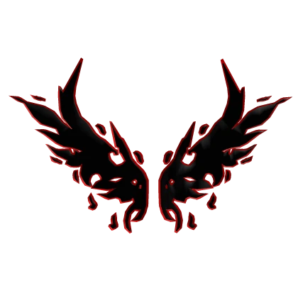 Flame Wings Cartoony Red | Roblox Item - Rolimon's