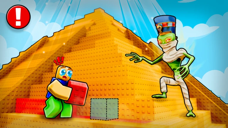 Build The Pyramid Together! - Roblox