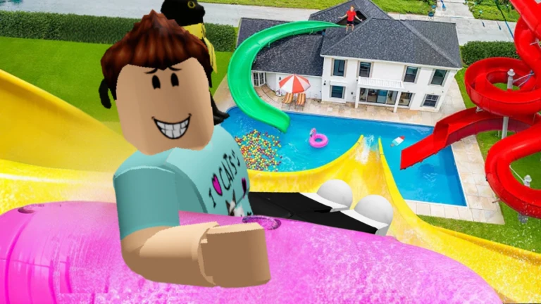 The Highest Ever Waterslide Obby - Roblox