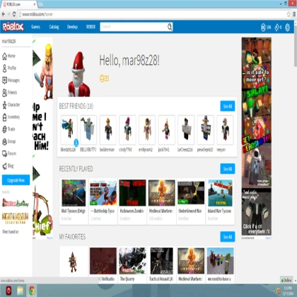 New Roblox 2014 Home Update