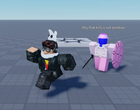 Ally that only kills u not zombies