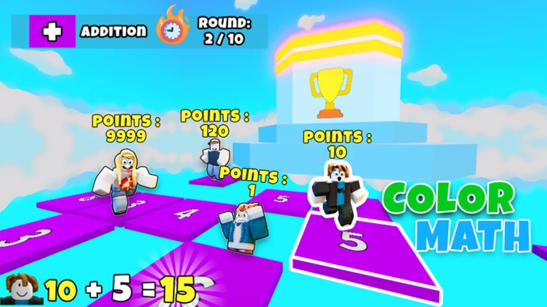 Matemáticas de color - Roblox