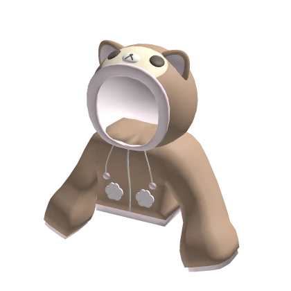 Soft Kuma Brown Bear Hoodie | Roblox Item - Rolimon's