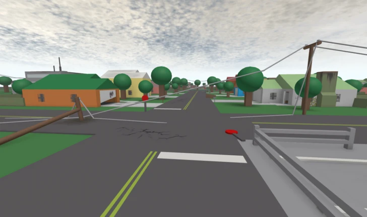 Cidade de Robloxia 10 anos depois - Roblox