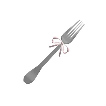 ɞ | cute kawaii fork with bow in mouth | Roblox Item - Rolimon's