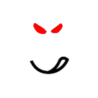 red eye evil face