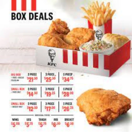 KFC FULL MENU