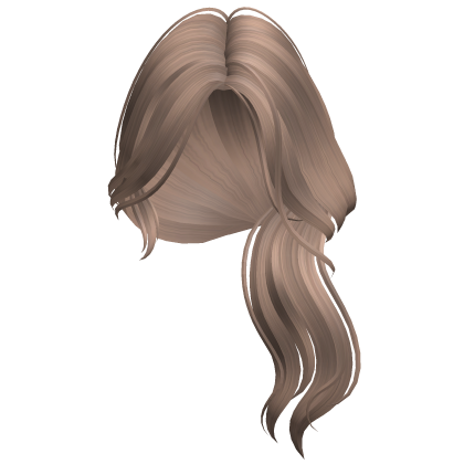 Preppy Side Swept Waves Pelo (Milktea) - Roblox