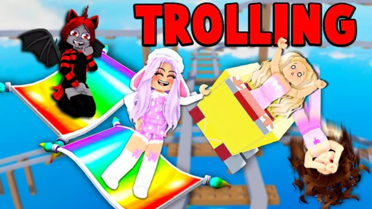 Troll People Cart Ride - Roblox