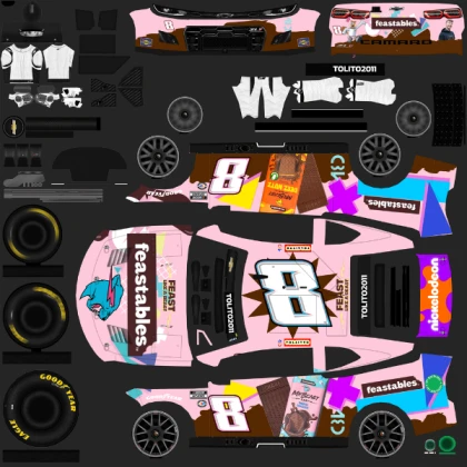 Chevy # template feastables