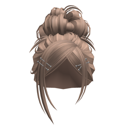 Emo Messy Bun (Milktea) - Roblox