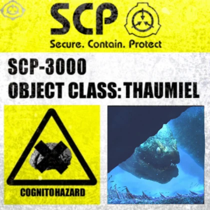 SCP 3000 label