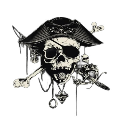 Ghost pirate flag