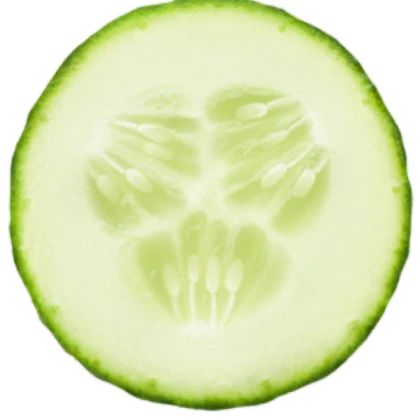 Cucumber with no background