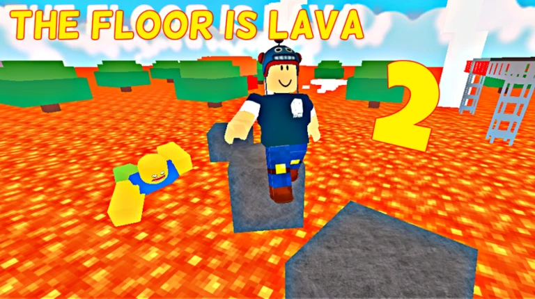 EL SUELO ES LAVA 2 [NUEVO MAPA] - Roblox