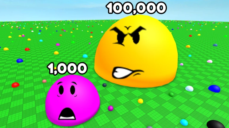 A cada segundo você recebe +1 Blob Eat - Roblox