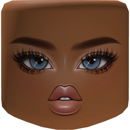 Angelic Beauty Doll Lashes Tono de piel marrón - Roblox