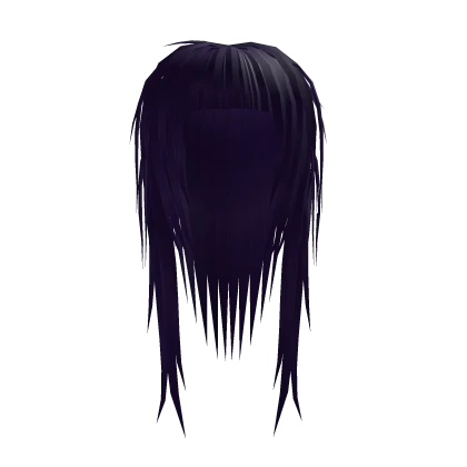 stormbreak Razor Layered Messy goth hair purple | Roblox Item - Rolimon's