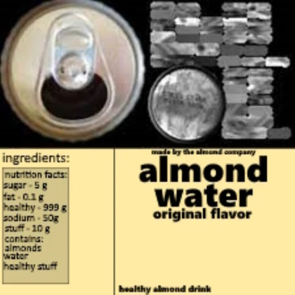 almond water texture