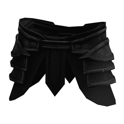 Black Mighty Medieval Waist - Roblox