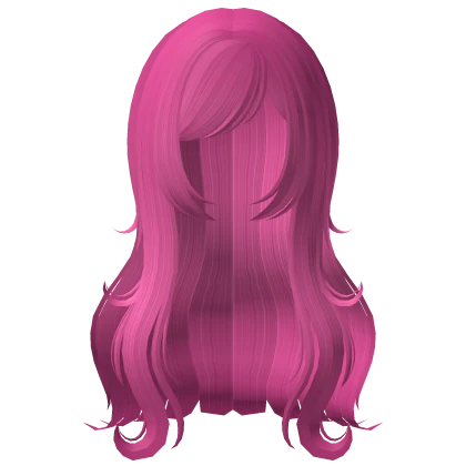 cute long swirly wavy hair hot pink | Roblox Item - Rolimon's