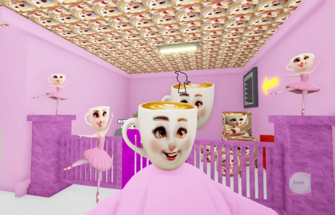Escape Ballerina Cappuccina's FREAKY PARTY (Obby) - Roblox