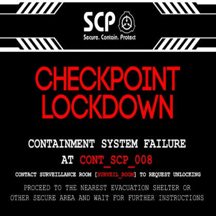 SCP Checkpoint Lockdown