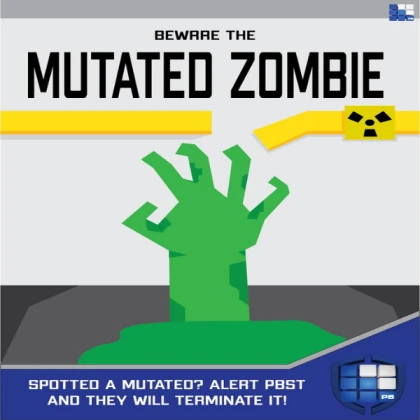 Pinewood Builders - Mutated Zombie Poster