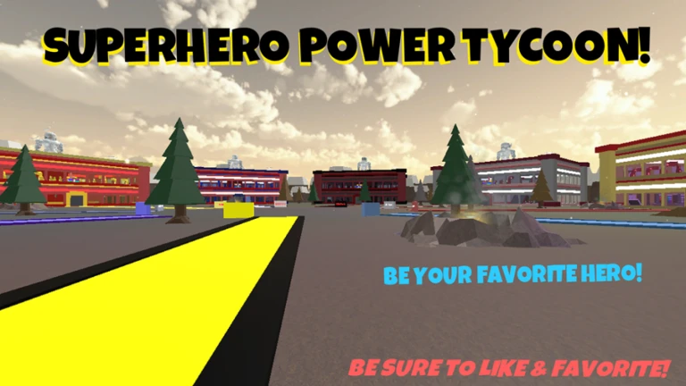 Super héros Power Tycoon! - Roblox
