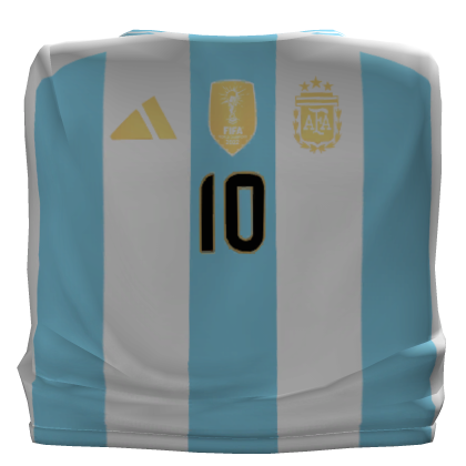 Messi Fútbol Fútbol Argentina Camiseta - Roblox