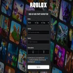 Roblox Login Screen